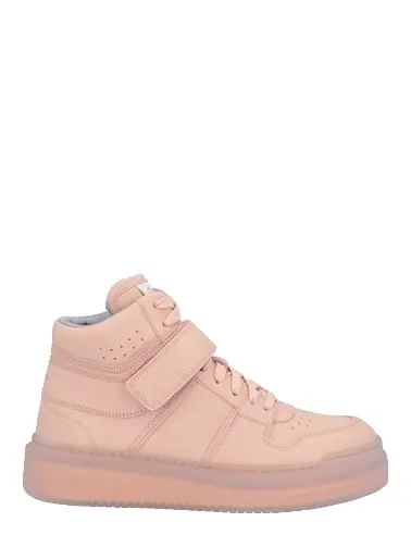 Santoni Leather High-top Sneakers - Pink