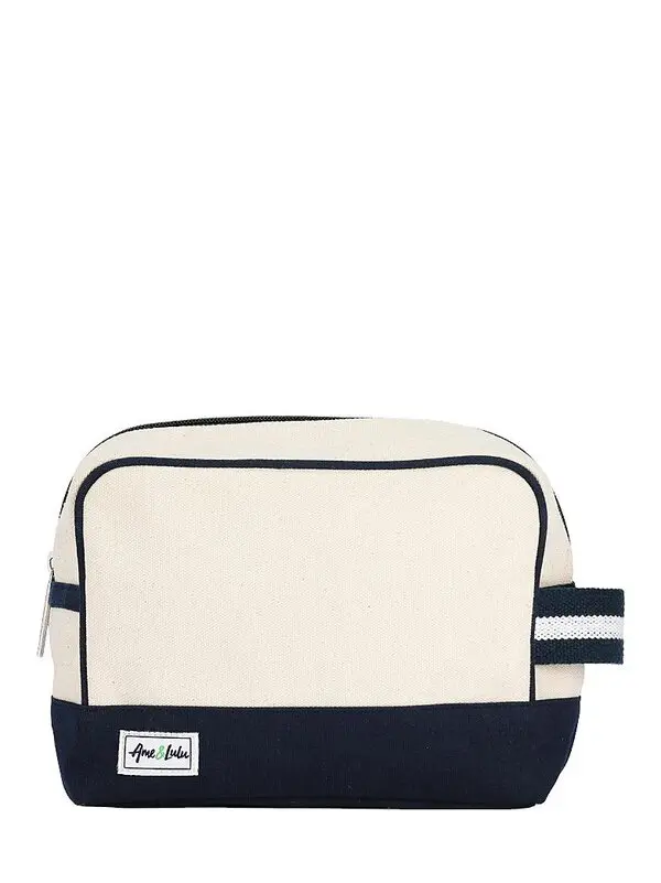 AME & LULU Hamptons Beauty Bag - Natural