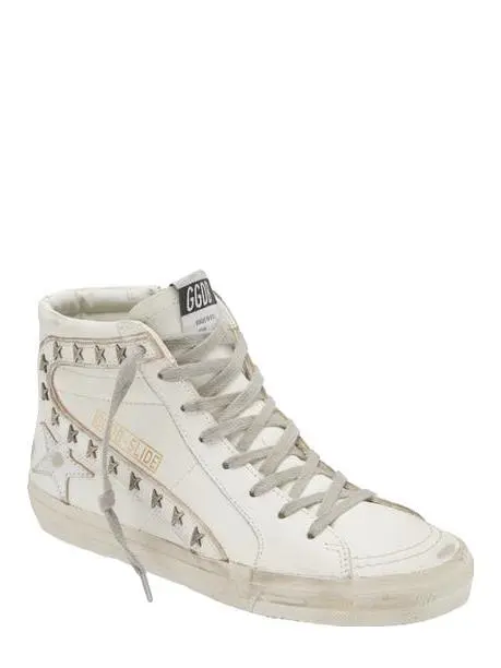 Golden Goose Slide High-top Sneakers - White
