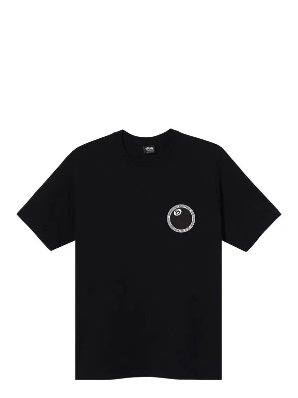 StÜssy 8 Ball Dot Tee - Black