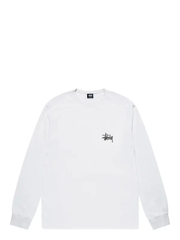 StÜssy Basic Long-sleeve Tee - White