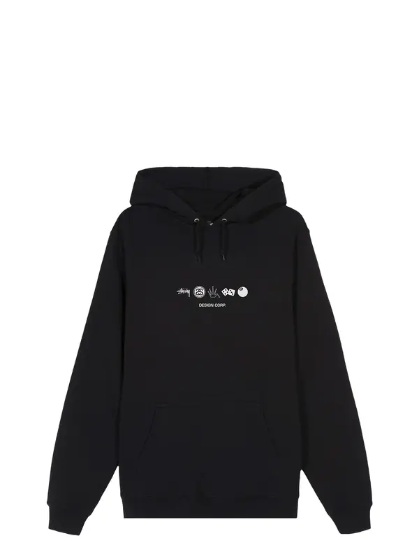 StÜssy Global Design Corp. Hoodie - Black