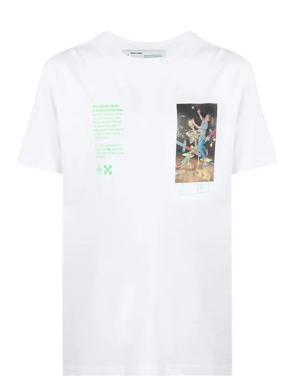 Off-White Pascal Painting Short-sleeve Slim Tee - White