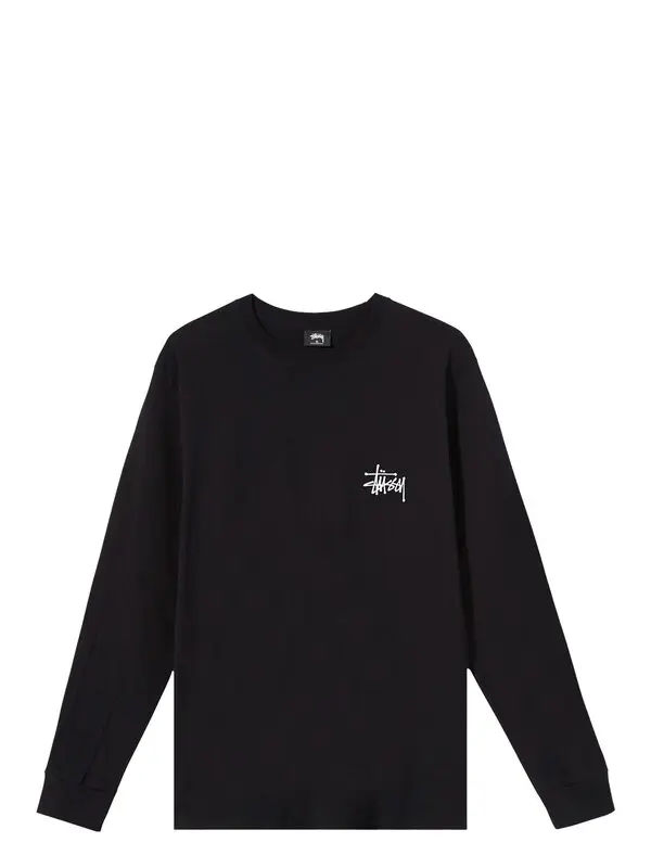 StÜssy Basic Long-sleeve Tee - Black