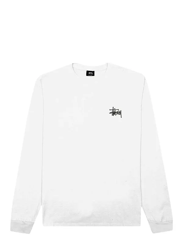 StÜssy Basic Long-sleeve Tee - White