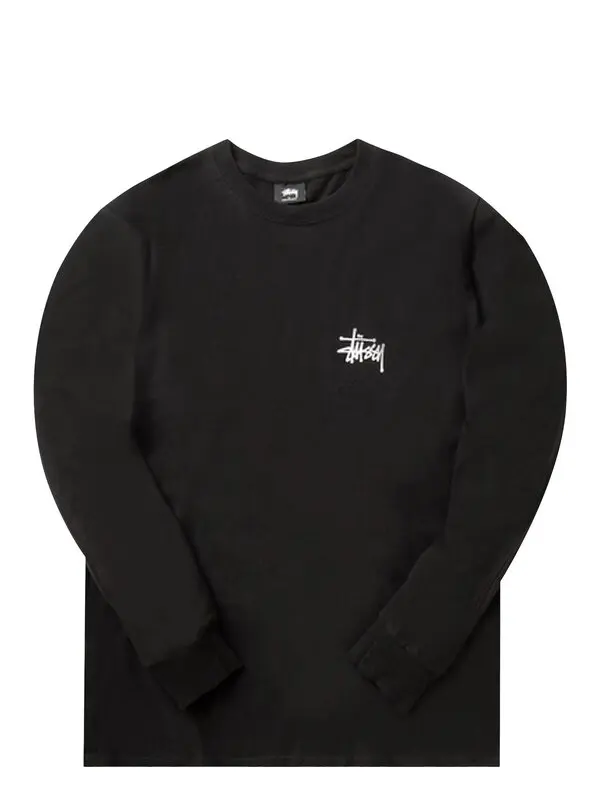 StÜssy Basic Long-sleeve Tee - Black