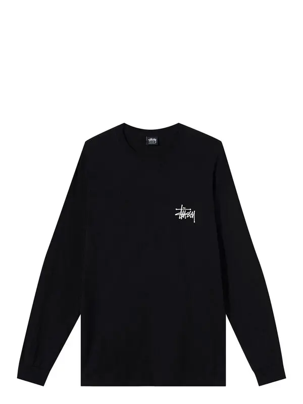 StÜssy Basic Long-sleeve Tee - Black