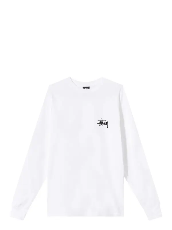 StÜssy Basic Long-sleeve Tee - White