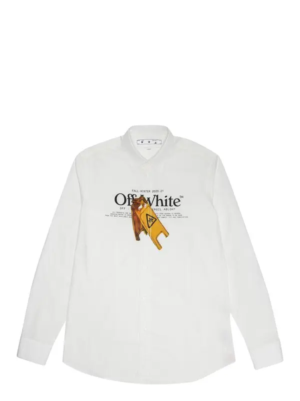 Off-White Pascal Wet Floor Print Shirt - White