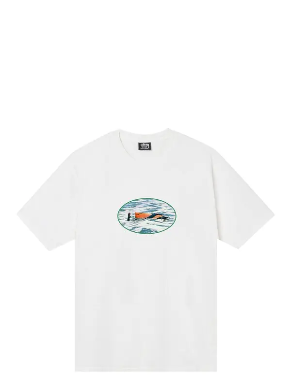 StÜssy Gum Crush 2 Pigment Dyed Tee 'natural - White