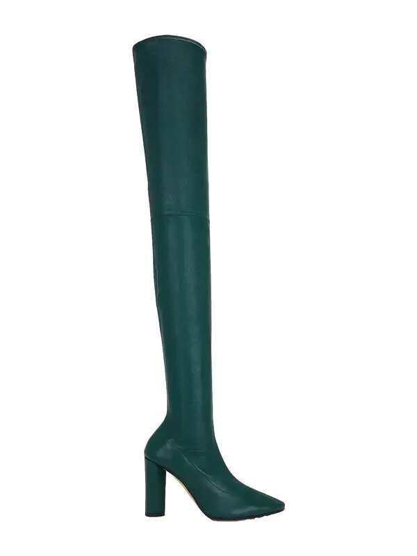 Bottega Veneta Tripod Thigh High Boot - Emerald Green