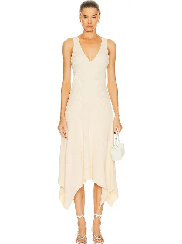 Simkhai Kiara Handkerchief Midi Dress - Point Dume