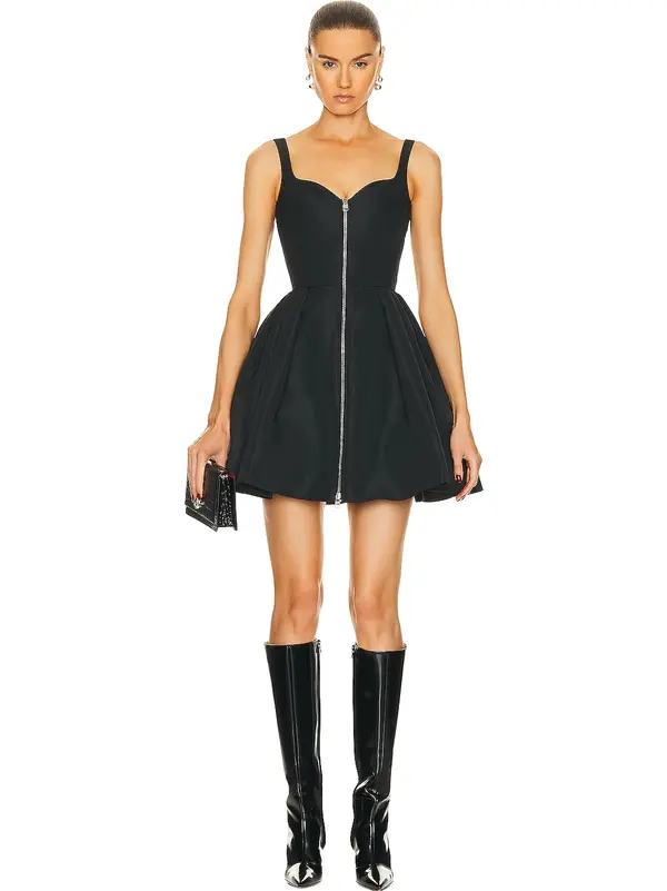 Alexander McQueen Day A-line Dress - Black