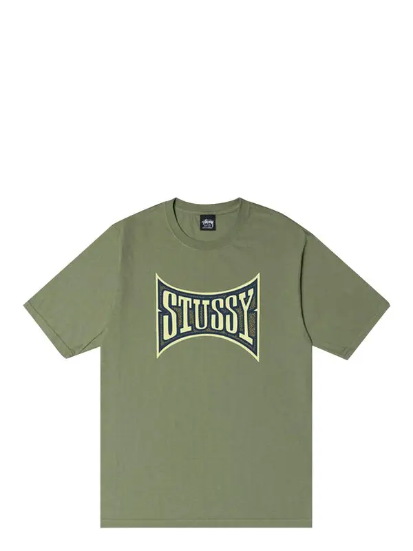 StÜssy Champion Pigment Dyed Tee 'artichoke - Green