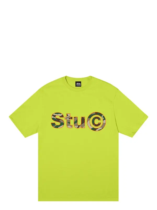 StÜssy Stu C. Camo Tee 'keylime - Green