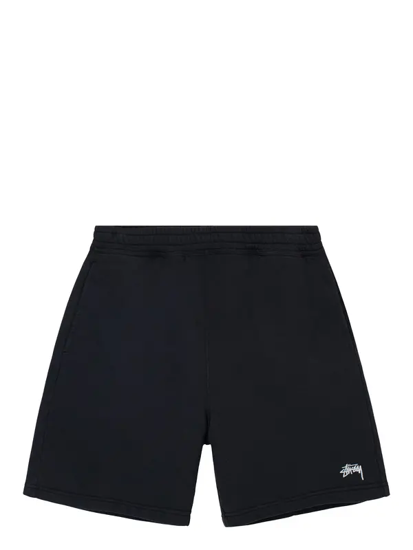 StÜssy Overdyed Stock Logo Short - Black
