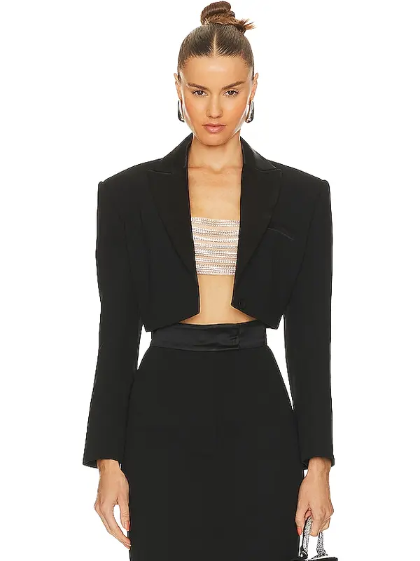 SAU LEE Indya Blazer - Black