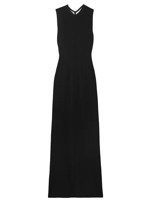 Khaite Teri Open-back Maxi Dress - Black