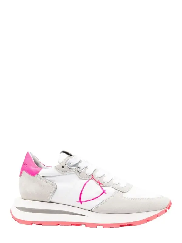 Philippe Model Tropez Haute Lace-up Sneakers - White