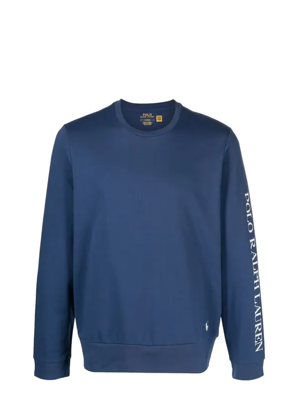 Polo Ralph Lauren Logo-print Cotton-blend Sweatshirt - Blue