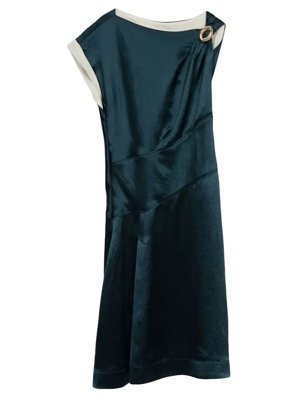3.1 Phillip Lim Draped Twisted Dress - Green