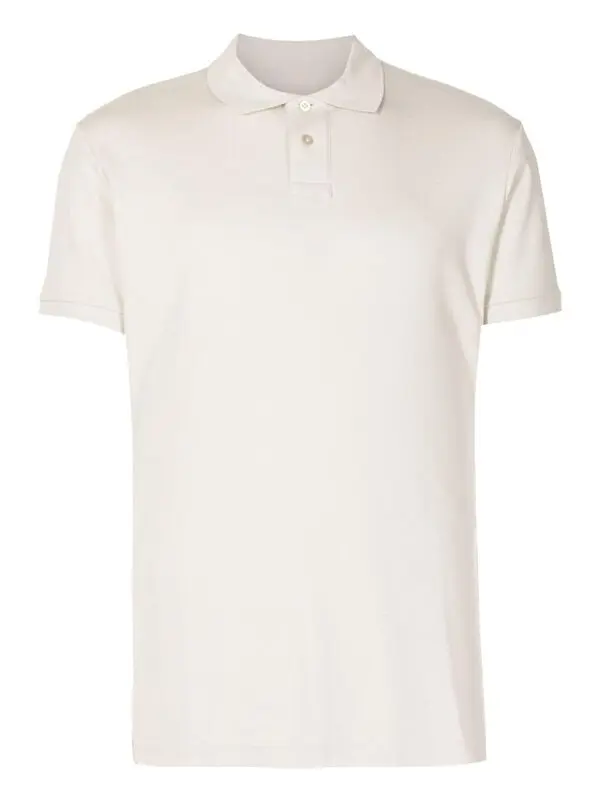 OSKLEN Supersoft Short-sleeved Polo Shirt - Neutrals