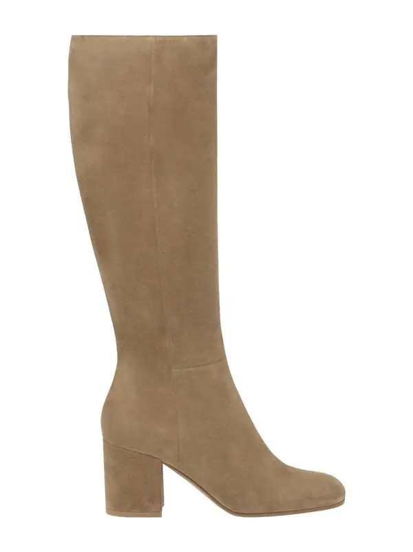 GIANVITO ROSSI Joelle 70mm Suede Boots - Neutrals