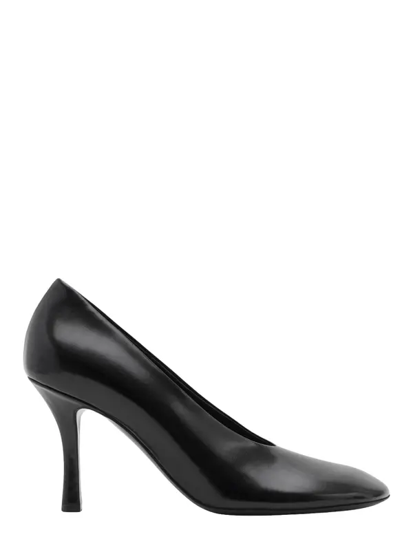 Burberry 85mm Leather Pumps - Black