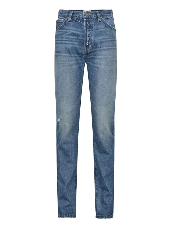 FRAME Le Mec Slim-fit Jeans - Blue