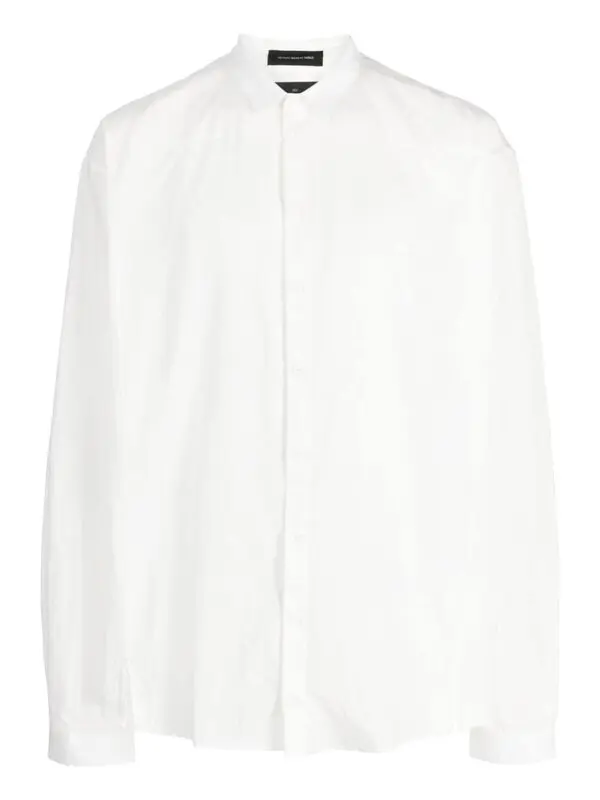 NICOLAS ANDREAS TARALIS Oversized Cotton Shirt - White