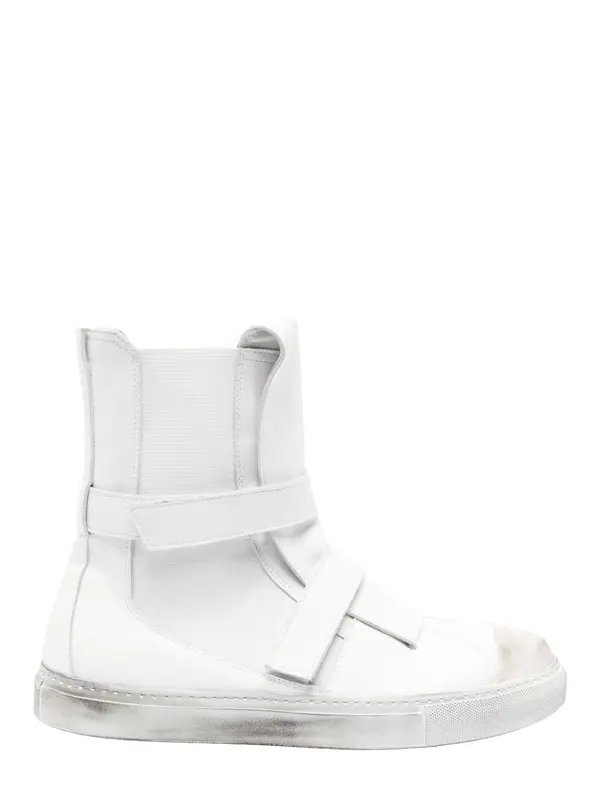 NICOLAS ANDREAS TARALIS Touch-strap High-top Sneakers - White
