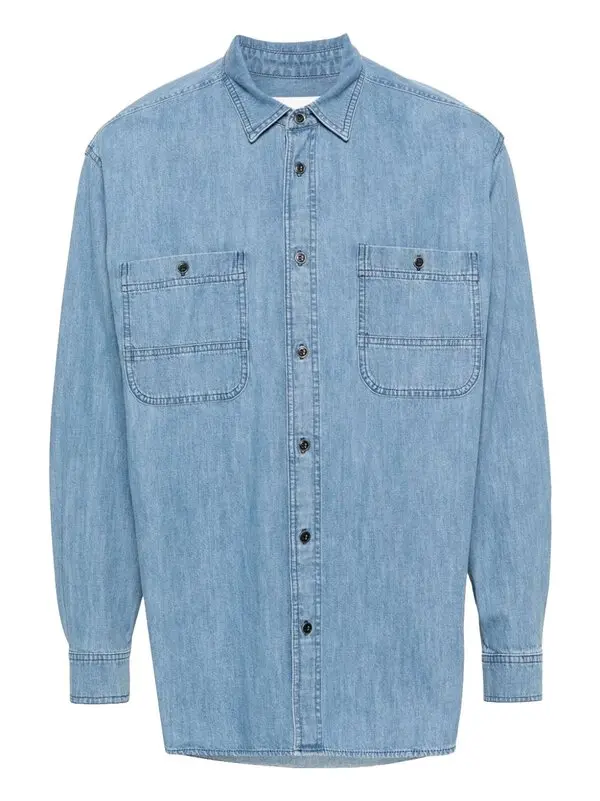 MARANT Vhelynton Denim Shirt - Blue