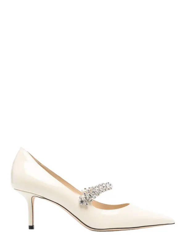 JIMMY CHOO Bing 65mm Patent Leather Pumps - Neutrals