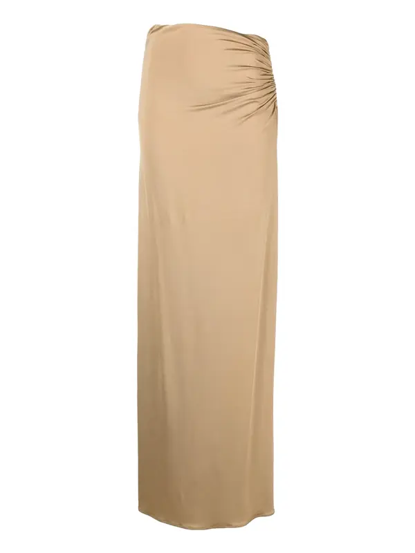 Magda Butrym Cut-out Maxi Skirt - Neutrals