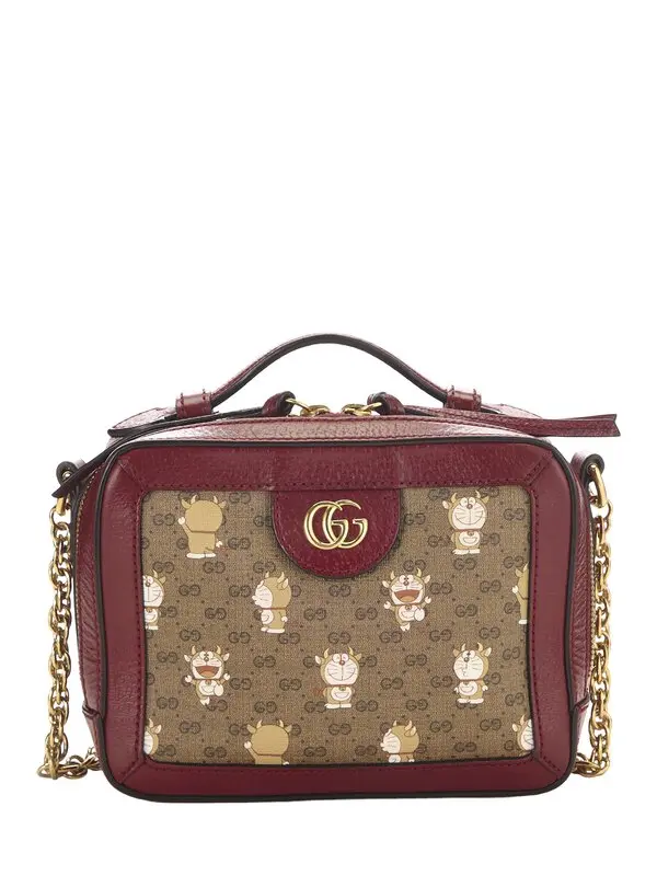 Gucci Doraemon X Coated Canvas Camera Bag - Red