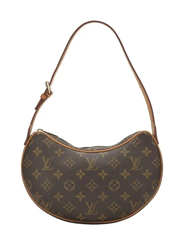 LOUIS VUITTON Monogram Canvas Croissant - Brown
