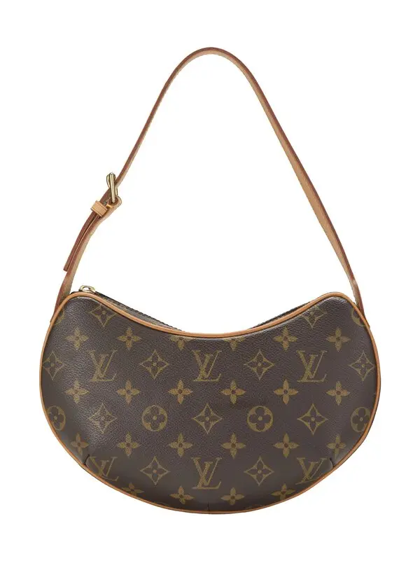 LOUIS VUITTON Monogram Canvas Croissant - Brown