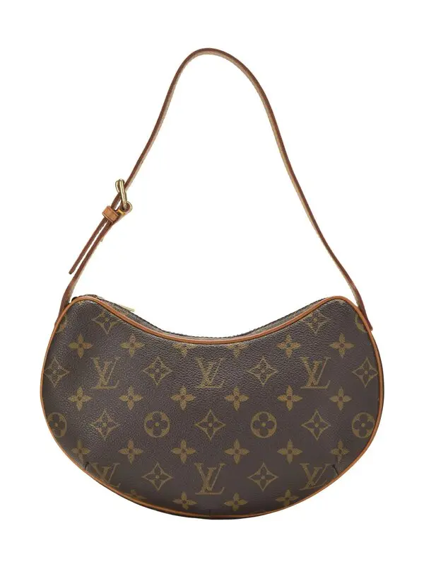 LOUIS VUITTON Monogram Canvas Croissant - Brown