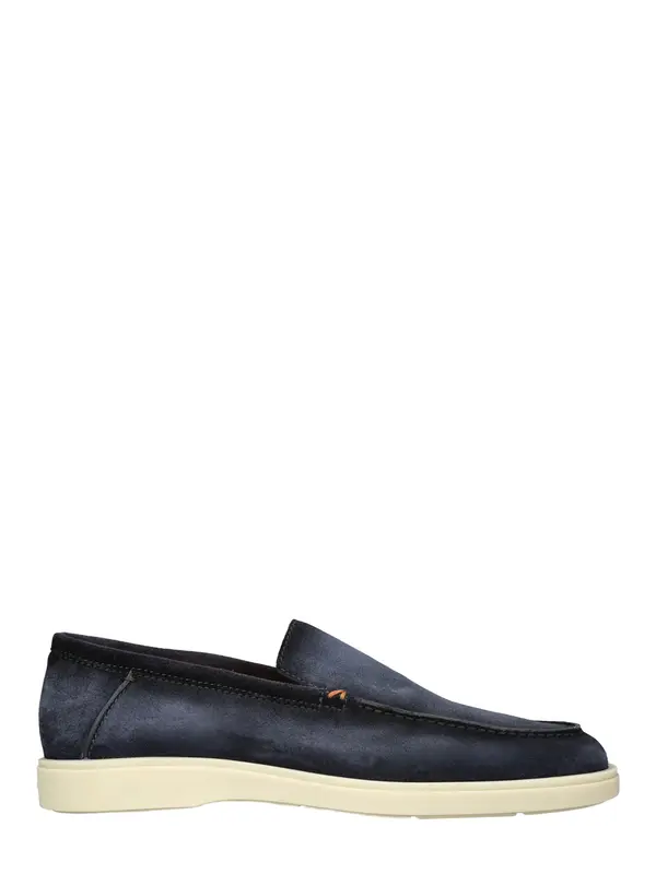 Santoni Detroit Low-top Loafers - Navy