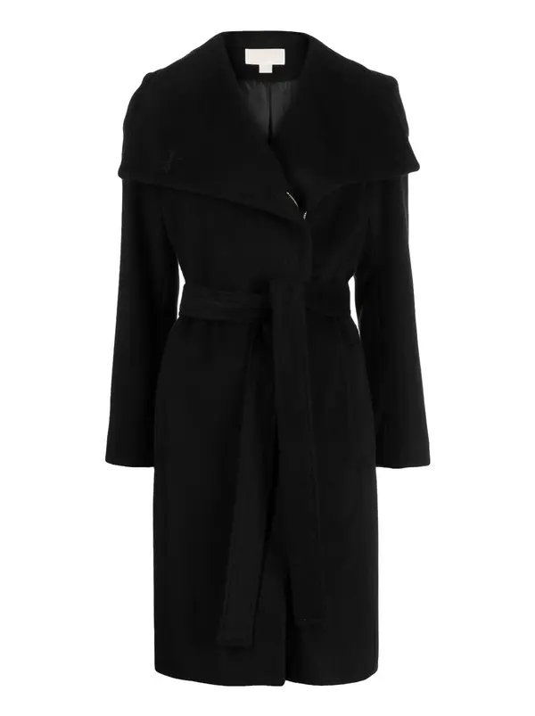 Michael Kors Belted Double-breasted Coat - Black
