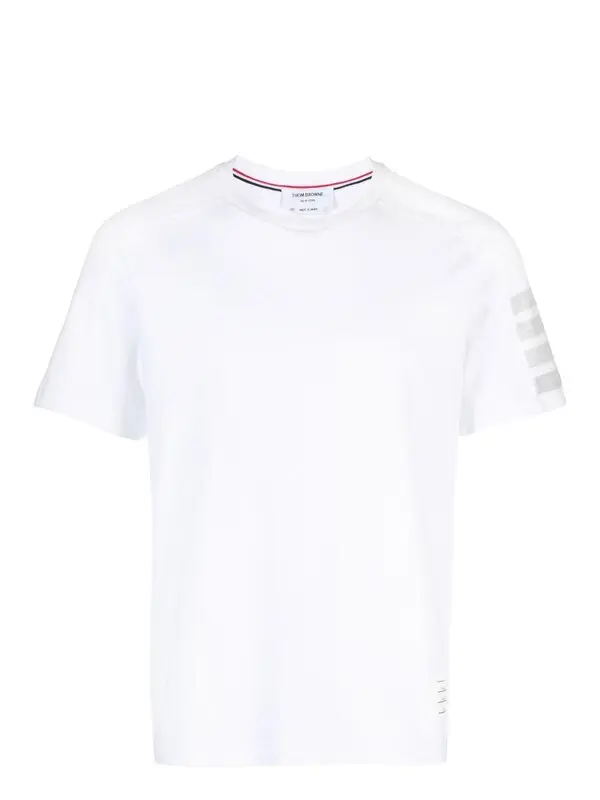Thom Browne 4-bar Short-sleeve T-shirt - White