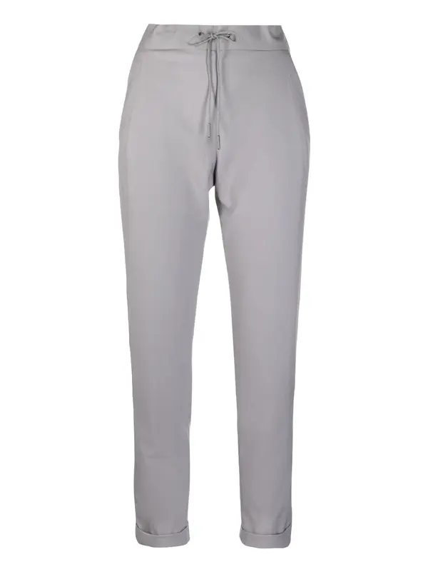 Fabiana Filippi Tapered Virgin Wool Trousers - Grey