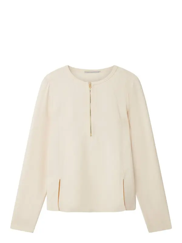 Stella McCartney Arlesa Zip Blouse - Plaster