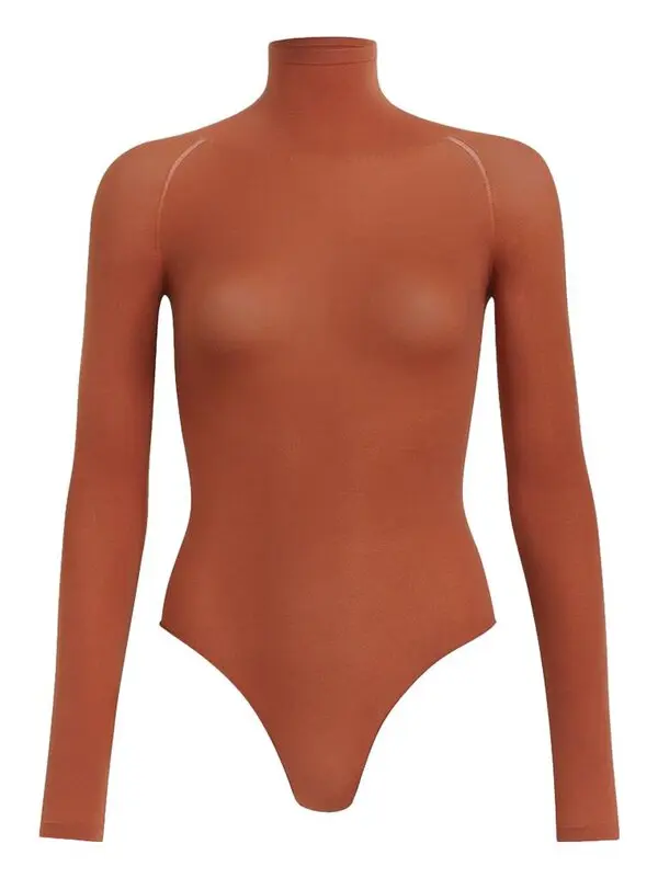ALAÃA Alaïa String Bodysuit - Brown