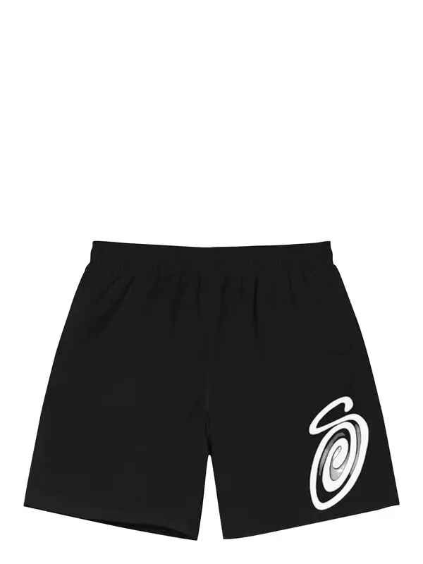 StÜssy Curly Water Short - Black