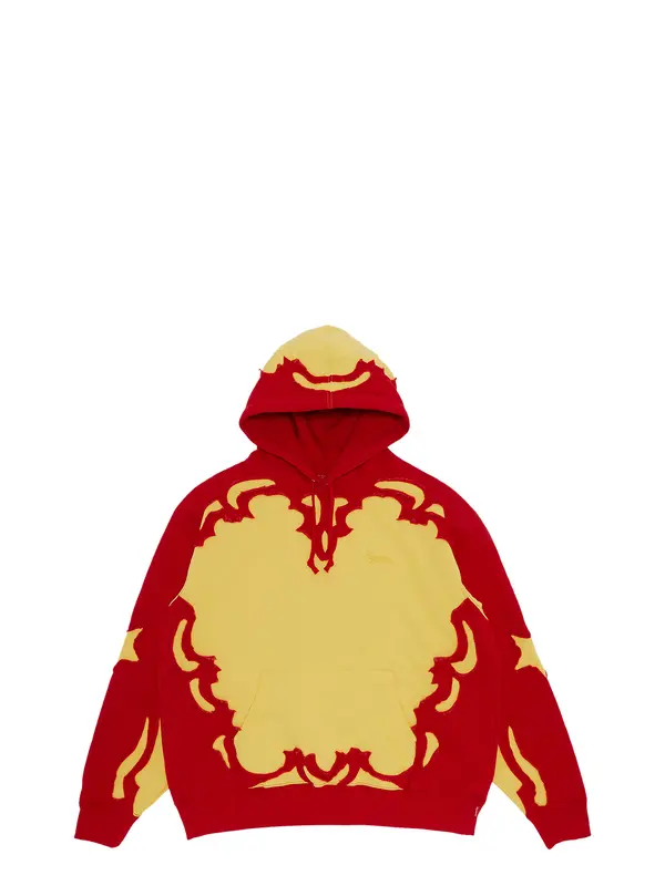 Supreme Western Cut Out Hooded Sweatshirt - Red