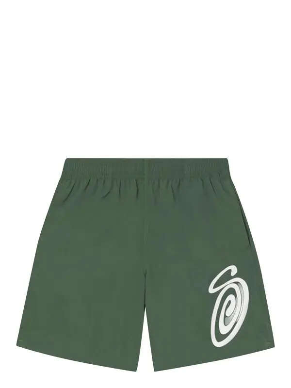 StÜssy Curly S Water Short - Green