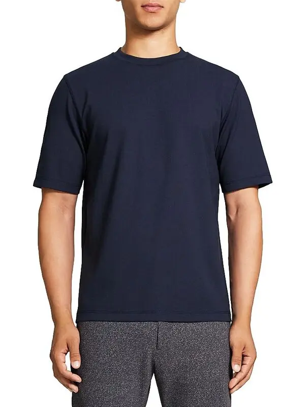 Theory Ryder Tee In Relay Jersey - Baltic