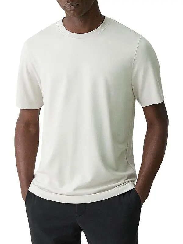 Theory Ryder Tee In Relay Jersey - Fog