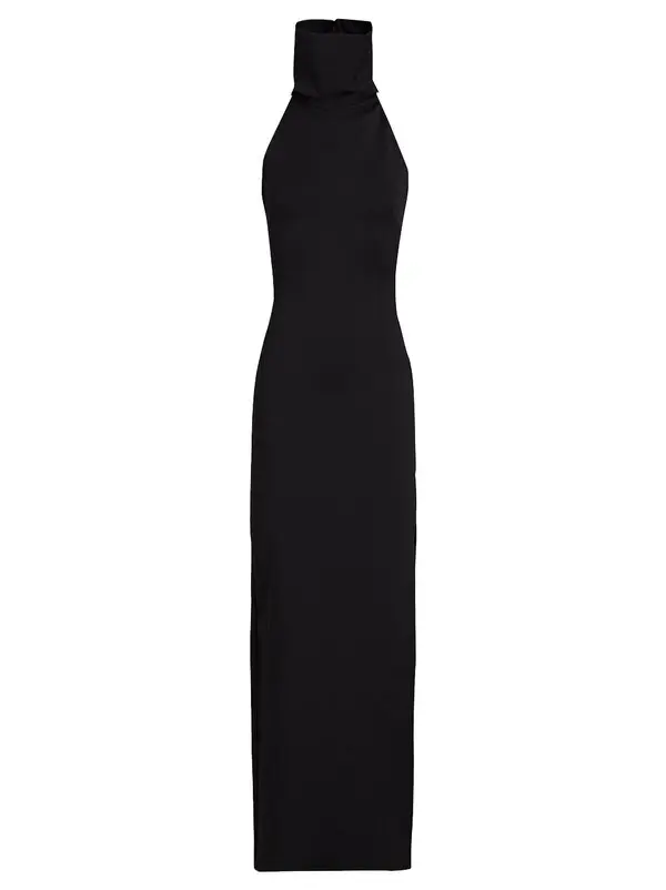 16Arlington Cassandra Halterneck Maxi Dress - Black